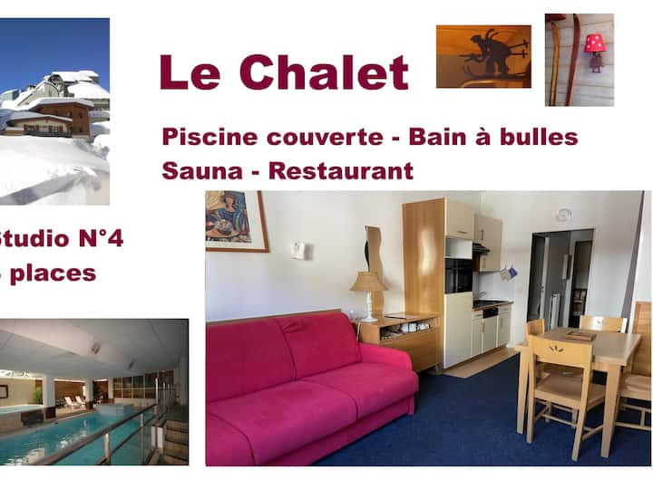 Studio Gourette, 1 Pièce, 4 Pers. - Laruns