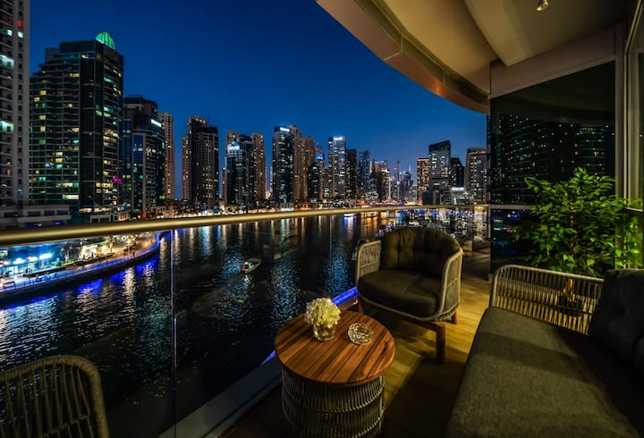 Modern Marina-view 3 Br | Prime Waterfront - Dubai