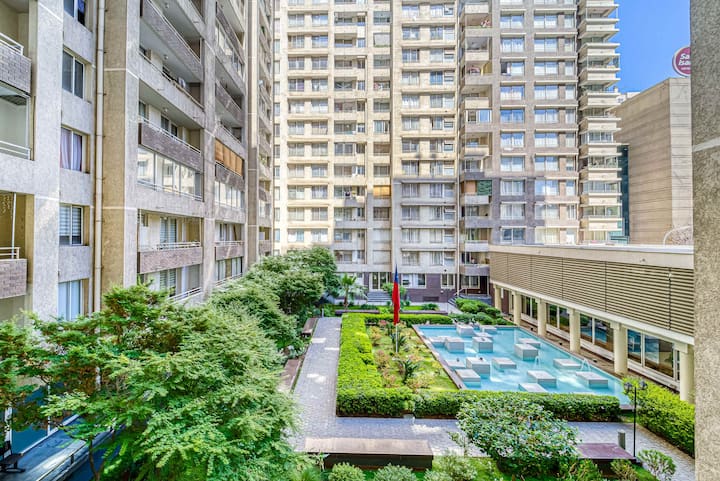 Comfort 2br Apartment W/ 2 Tv Near Downtown - Santiago, Chile