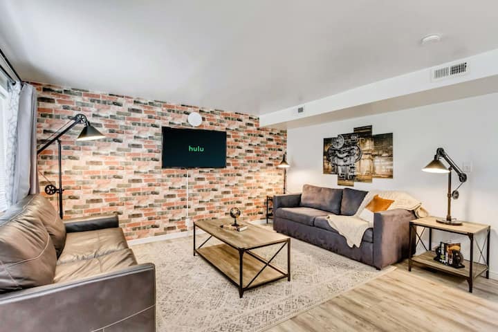 Charming 2br W/ King & Queen, Close To Slc - Aéroport de Salt Lake City (SLC)