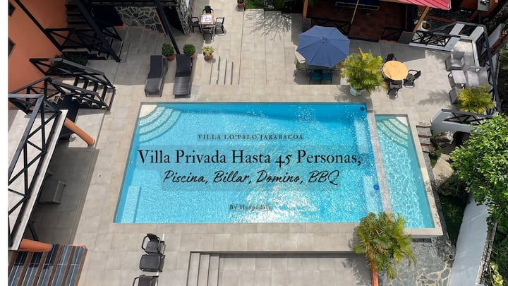 Private Villa 45 Pax With Pool, Bbq & Billiards - Jarabacoa
