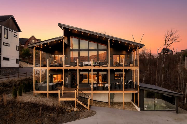 Sauna/pool/hot Tub/private Playground/fire Pit - Gatlinburg, TN