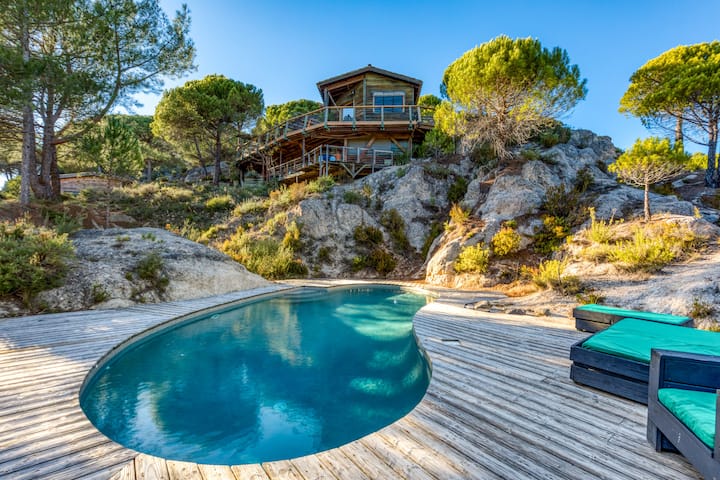 Le Sabel - Chambre Bleue - Lac du Salagou