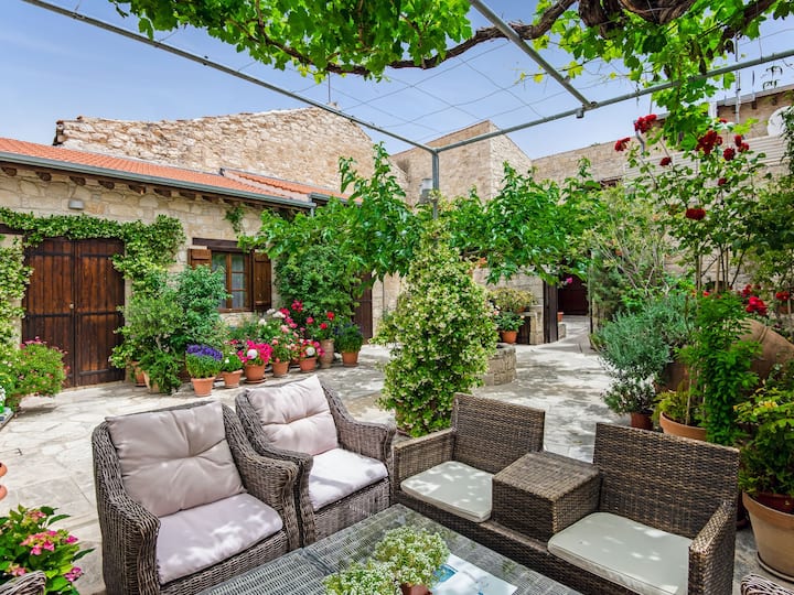 Appartement Confortable 1 Chambre Avec Patio Parta - Омодос