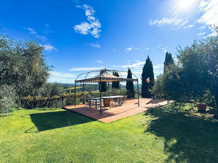 Spacious Apartment Villa In Tuscan Vineyard Estate - Poggibonsi