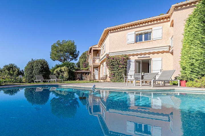Maison Au Calme Avec Piscine - Roquefort-les-Pins