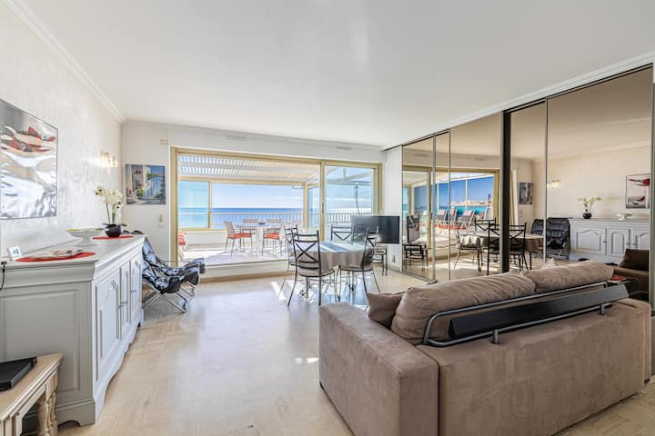 Appt Lumineux Avec Terrasse Et Vue&nbsp;Sur&nbsp;La&nbsp;Mer - Cannes