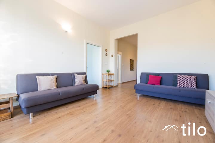 Beach 8m| 2br| Parking | Italian View| By Tilo - Genova