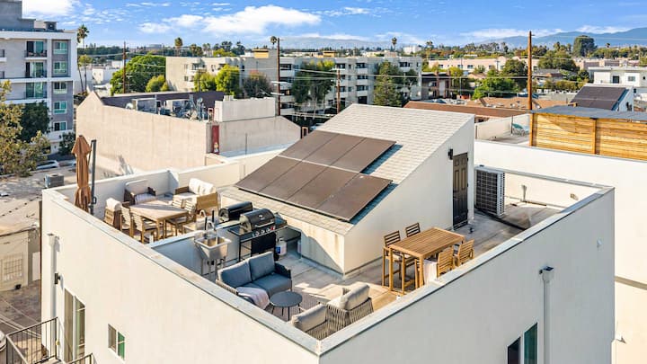 Luxe Stay | Rooftop Lounge + 360° Panoramic Views - Los Ángeles, CA