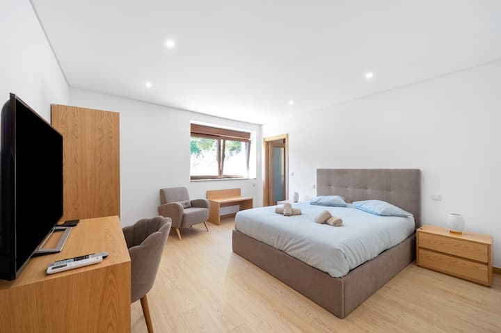 Piso Vénus -T1 Com Piscina Aquecida - 빌라 레알