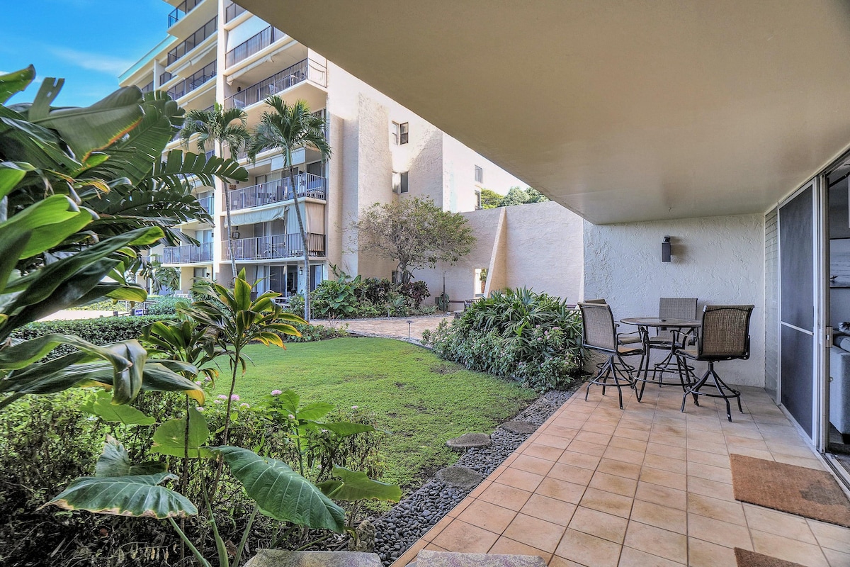 Condo en bord de mer au rez-de-chaussée | Lanai extérieur + P - Condos ...