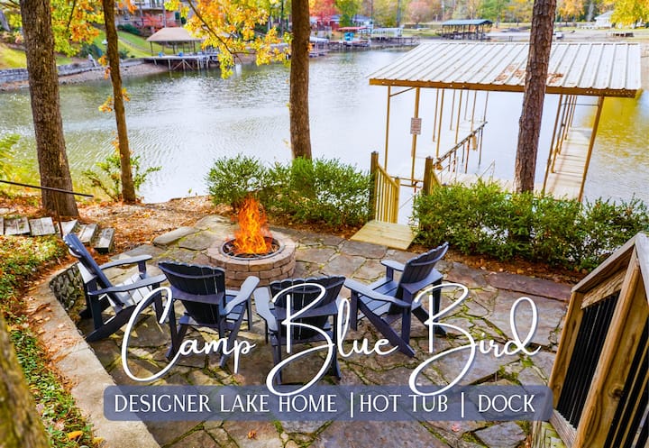 Sleeps 18, Lakefront, Fire Pit, Private Dock - Hot Springs, AR