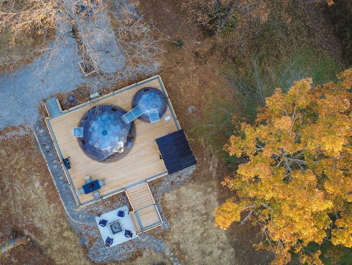 Glamp Year Round In Heated Double Domes W Hot Tub! - Paducah, KY