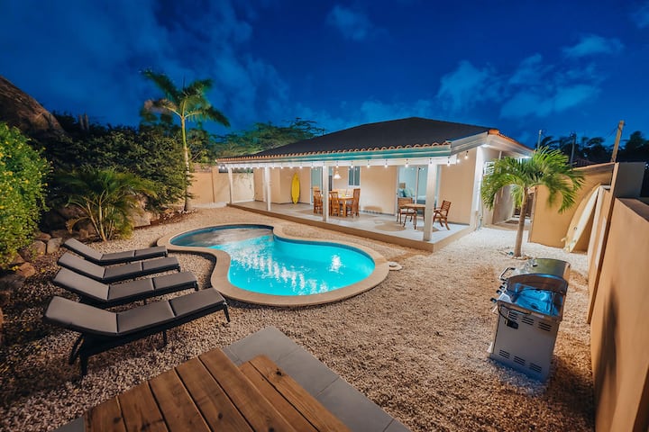 Casa Surf La Vie | Pool & Bbq By Lucha - Aruba