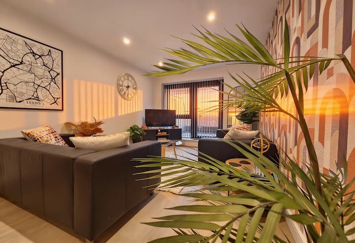 Modern Apartment With Terrace, City Center Wi-fi - Leeds