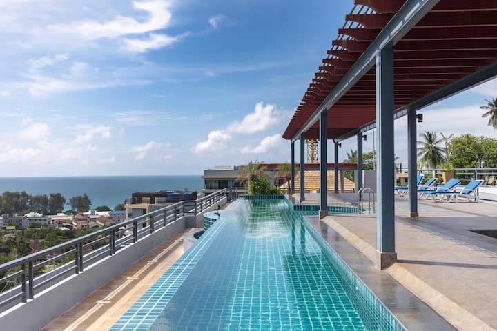 Private Apartment With Ocean View In Karon - Kata Beach