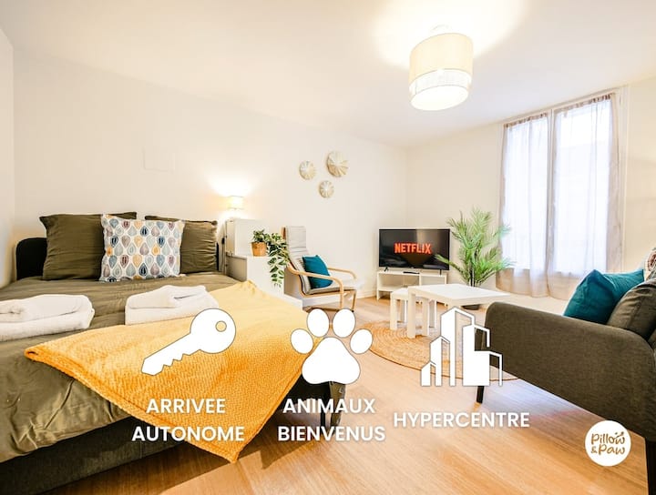 Le Bulldog : Terrasse, Calme, Cosy, Pet-friendly - Tours