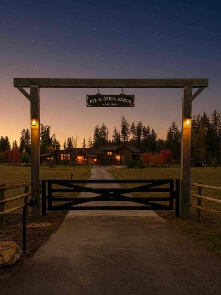 Luxury Riverfront Ranch On 20 Scenic Acres - Kalispell, MT