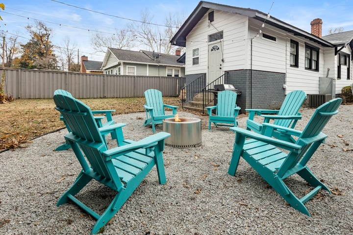 4bd 1ba Firepit Cottontown - Fast Wifi - Walk Dt - Columbia, SC