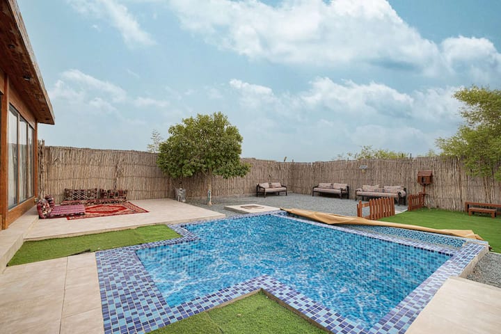 Al Madam Desert Wooden Villa - Ras al Khaimah