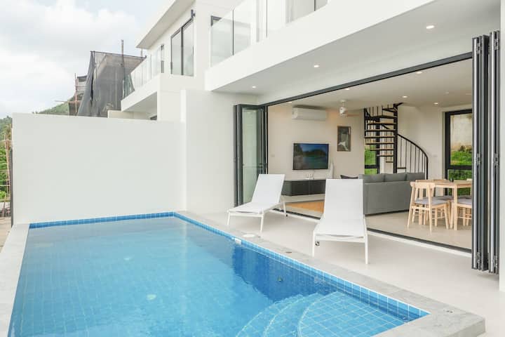 3br Modern Villa Sandbar Private Pool Seaview - Ko Samui