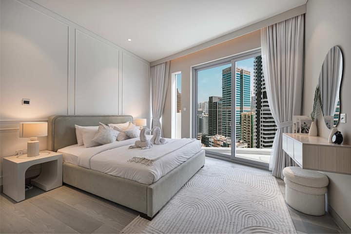 Luxury 1br | Steps To Marina Beach & Metro - Émirats arabes unis