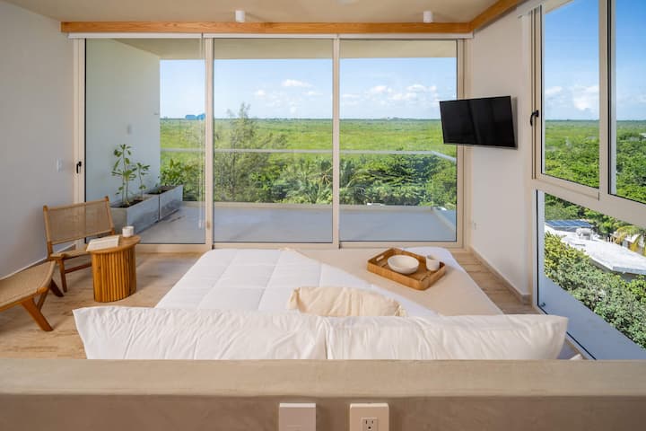 Luxury Mangrove View In Front Of The Beach - Puerto Morelos