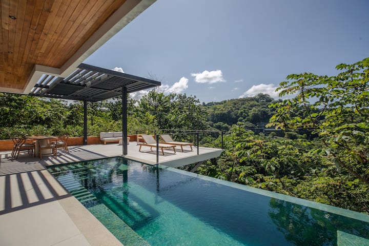Brand New Ocean & Mountain View Retreat In Nosara - Nosara