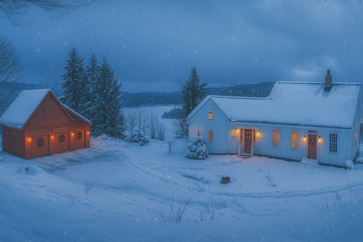 Modern Farmhouse: Views | Fireplace | Luxe - Stowe, VT