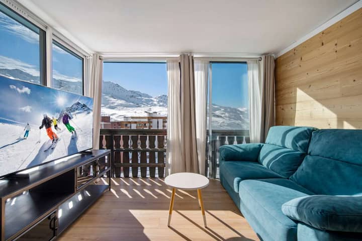 Vue Montagne Panoramique • 1 Ch. Moderne 4p - Les Karellis