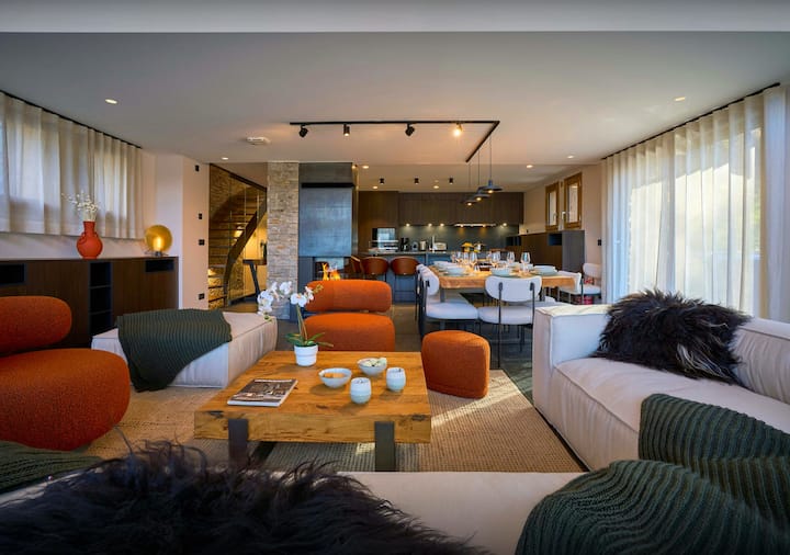 Splendide Chalet Moderne Avec Sauna Et Jacuzzi - Saint-Martin-de-Belleville