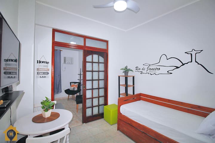 Charmoso Quarto E Sala Em Copacabana P/ 4 Pessoas - Río de Janeiro