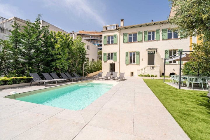 Superbe Villa Avec Piscine & Espace Bien-être - Cannes