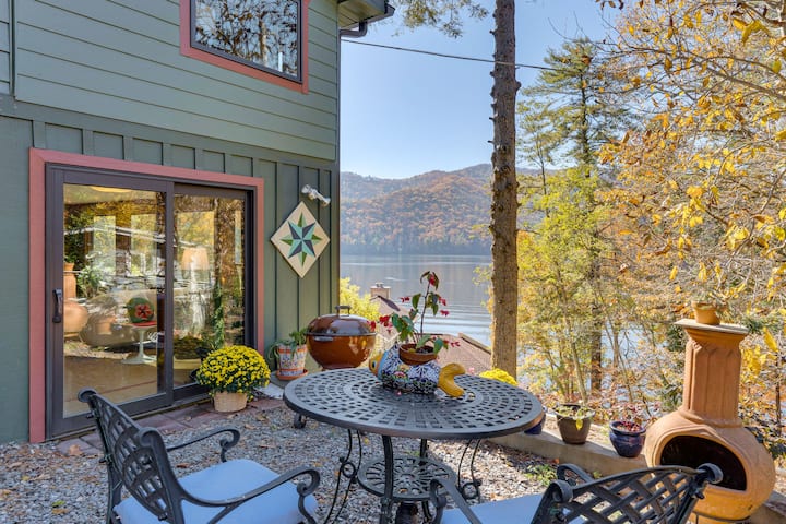 ‘Casa Alcoa’ Mtn-view Apt Over Santeetlah Lake! - Lake Santeetlah