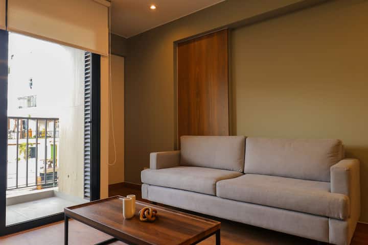 W* | Lovely 2br W/ Balcony  In Miraflores - Peru