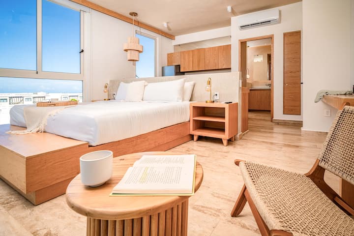 Chic Caribbean Stay | Balcony, Fast Wi-fi, Beach - Puerto Morelos