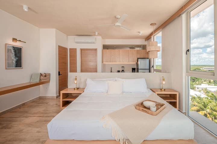 Panoramic Ocean Views | Designer Stay W/ Gym, Pool - Puerto Morelos