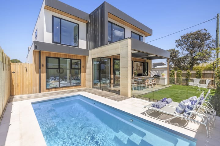 Heated Pool Retreat Barwon Heads, 5 Bed/3bath, Lux - Barwon Heads