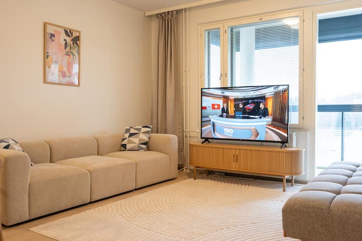 Renovated Family Apartment/public Transport Nearby - Kauniainen