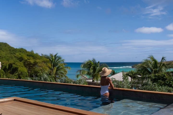 Villa De 3 Chambres Vue Lagon. - Saint-Barthélemy