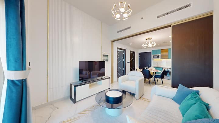 Elegant 1 Bedroom L Arjan L Pool With View Deck - Dubaï