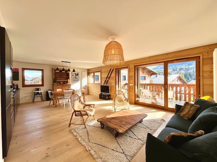 Appartement Lumineux Avec Balcon Et Vue Imprenable - Notre-Dame-de-Bellecombe