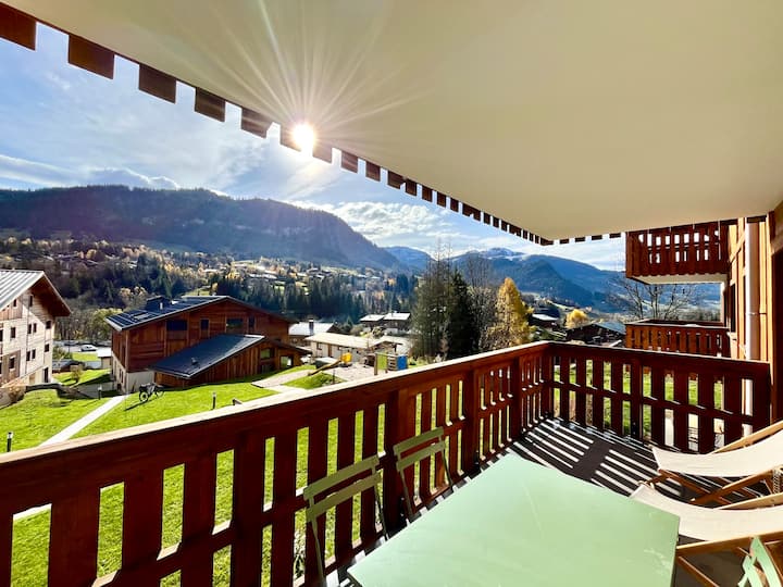Appartement Lumineux Avec Balcon Et Vue Imprenable - Megève