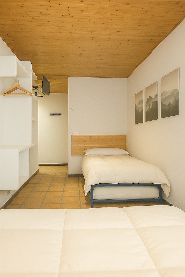 Chambre Double Avec Lit Double + Lit Superposé - Sierra Nevada