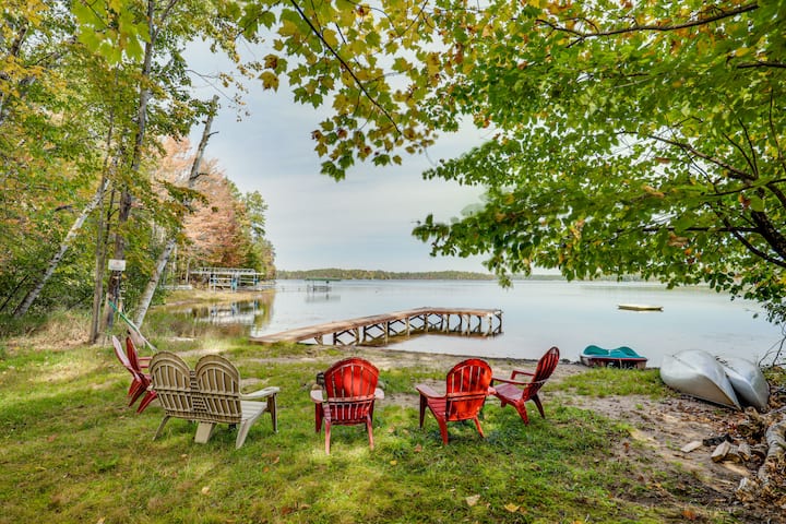 Lakeside Northwoods Retreat: Dock, Deck, Fire Pit! - Wisconsin