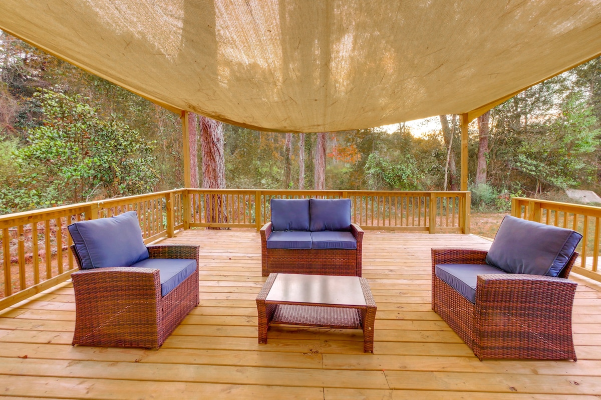 Étang rempli : retraite champêtre à Oglethorpe! - Maisons à louer à ...