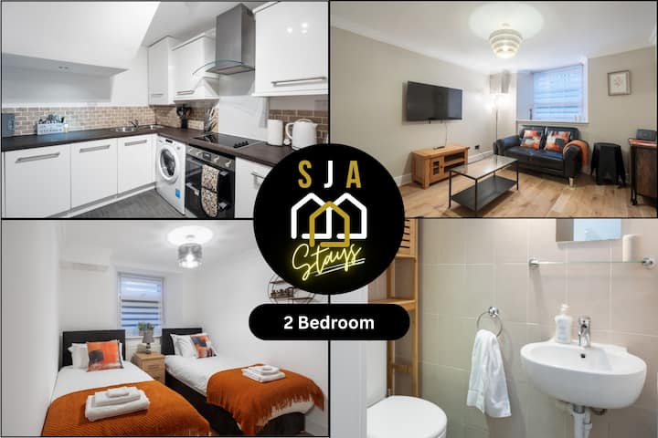 Crown Apartment - Sja Stays - Modern 2 Bed - Aberdeen