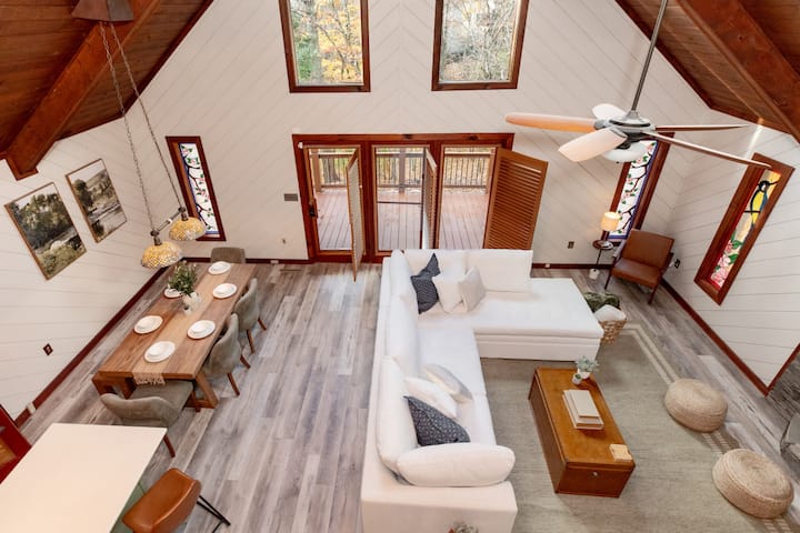 Woodland Retreat • Blue Ridge | Hot Tub + Fire Pit - Blue Ridge, GA