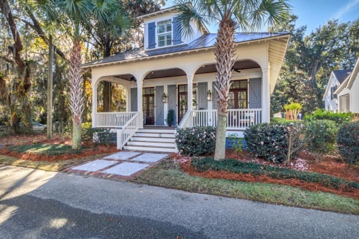 Old Town | Two Houses | Ev Charger | Fire Pit - Bluffton, SC