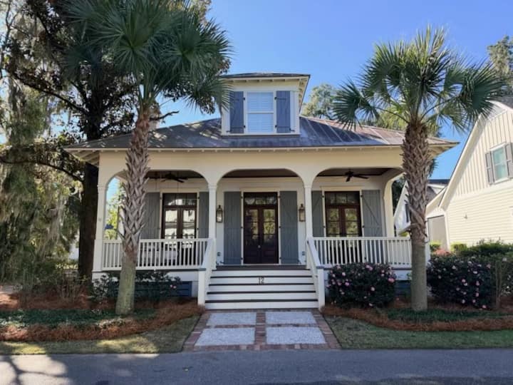 Old Town | Two Houses | Ev Charger | Fire Pit - Bluffton, SC